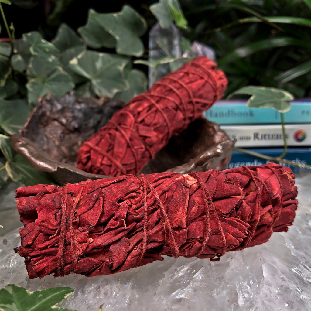 Protection and Grounding: Dragon’s Blood Sage Smudge Stick – EVERYTHiNG ...